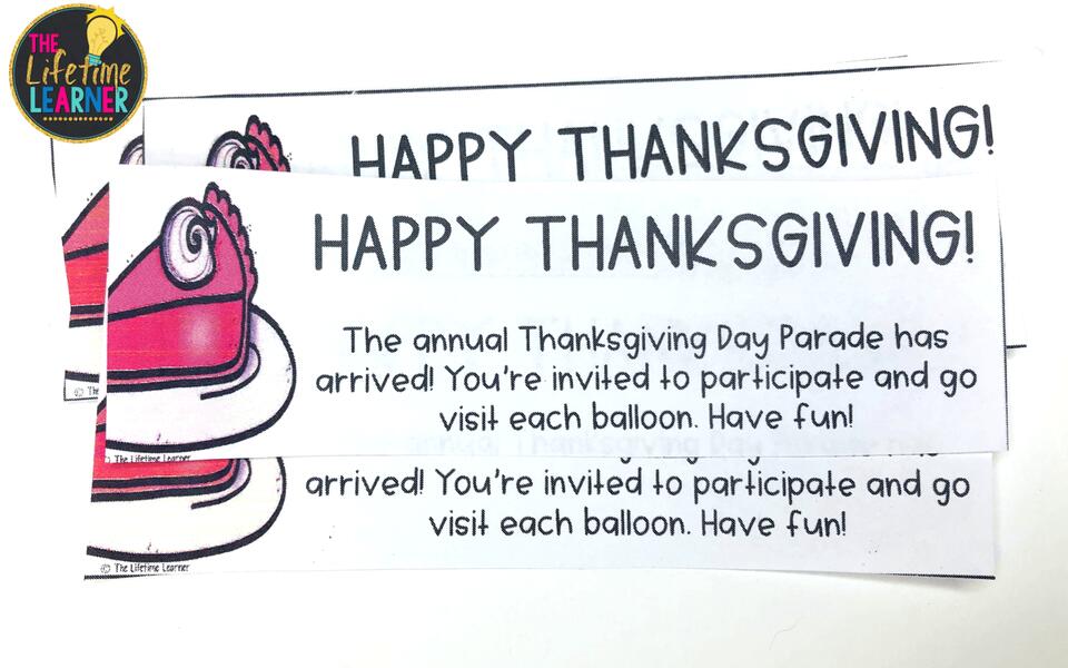 Thanksgiving Classroom Transformation - The Lifetime Learner