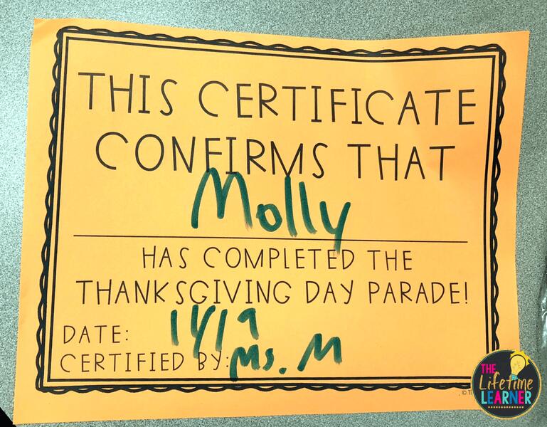 Thanksgiving Classroom Transformation - The Lifetime Learner