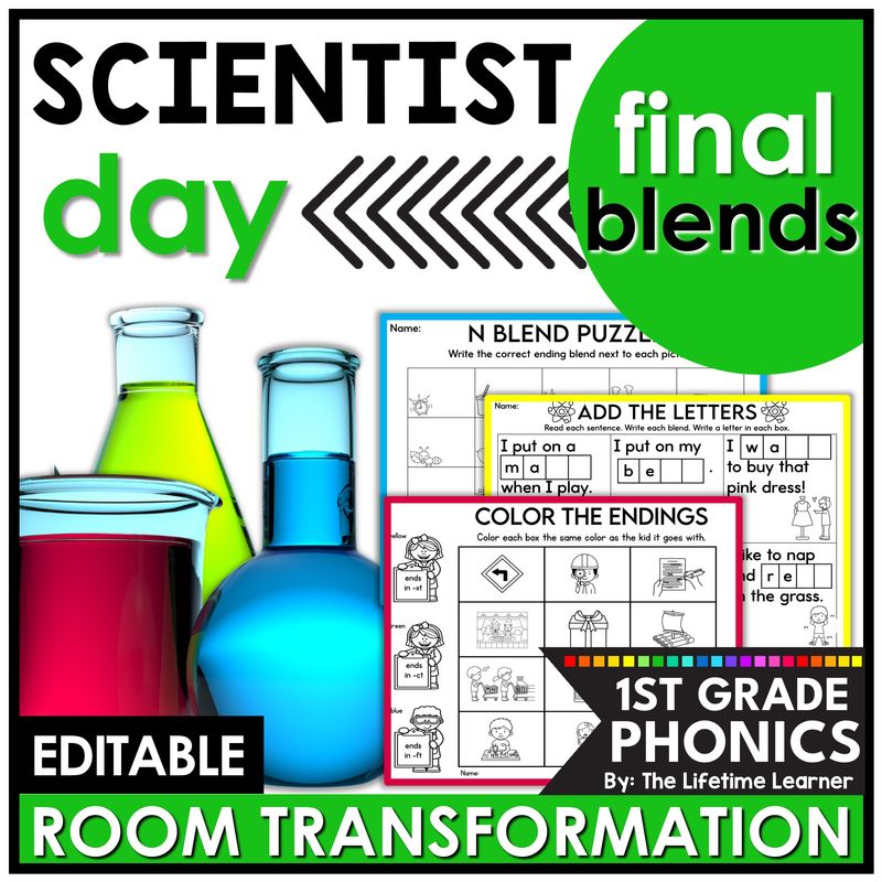 1st Grade Scientist Classroom Transformation Final Blends - The ...