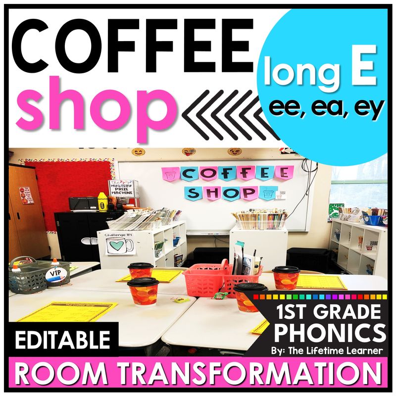 1st Grade Coffee Shop Classroom Transformation Long E - The Lifetime ...