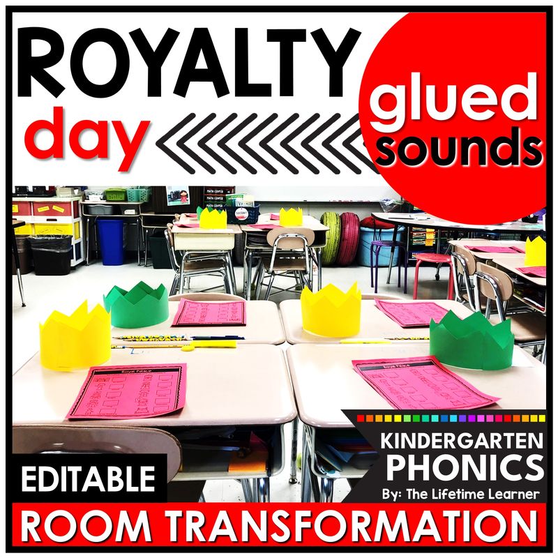 Kindergarten Glued Sounds Royalty Room Transformation - The Lifetime ...