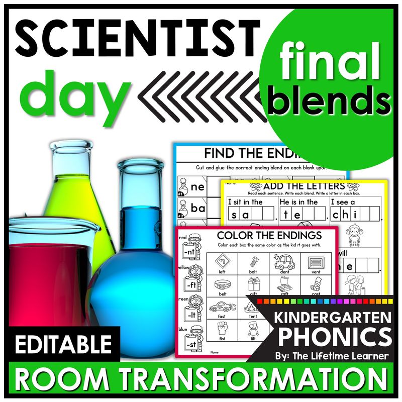 Kindergarten Final Blends Scientist Room Transformation - The Lifetime ...