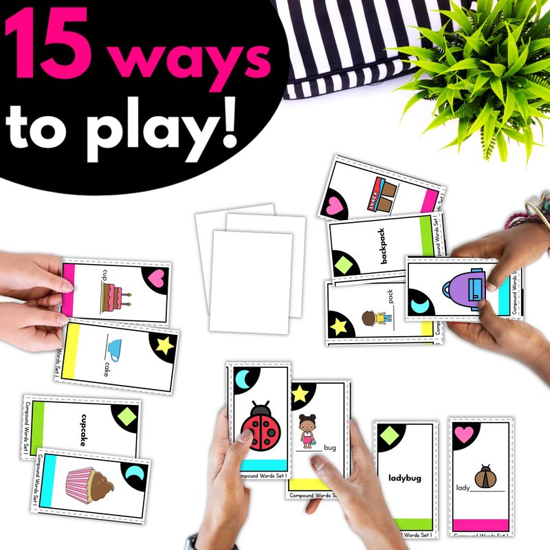 Grades 3–5 Grammar Playing Cards | Printable ELA Center Games