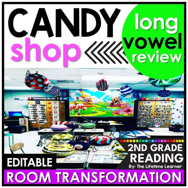 Long Vowel Teams 2nd Grade Candy Room Transformation - The Lifetime Learner