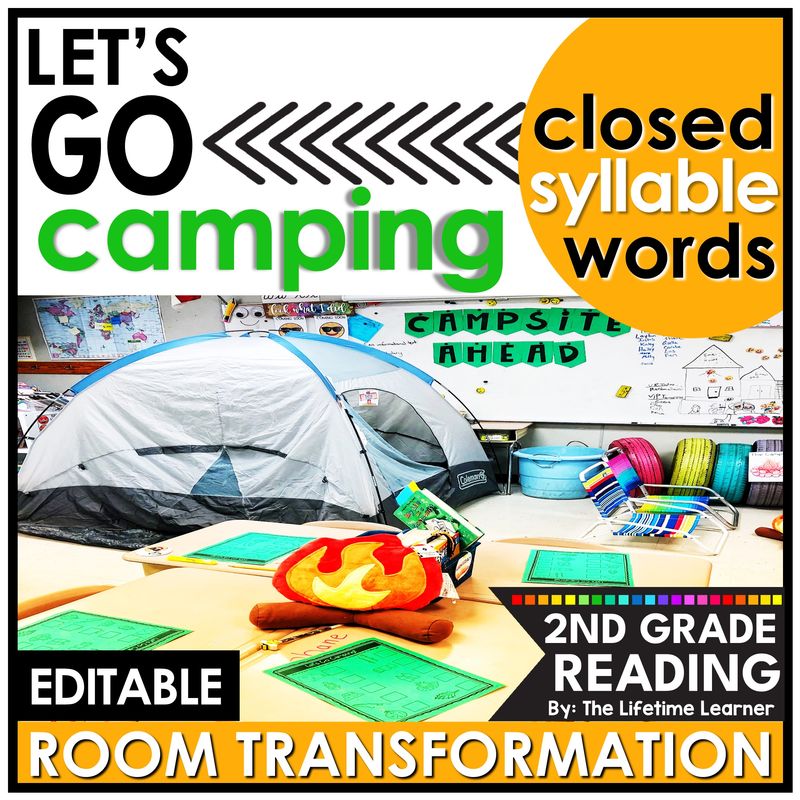Closed Syllable 2nd Grade Camping Room Transformation - The Lifetime ...