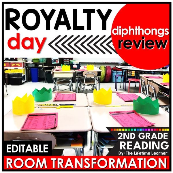 Diphthongs 2nd Grade Royal Room Transformation - The Lifetime Learner