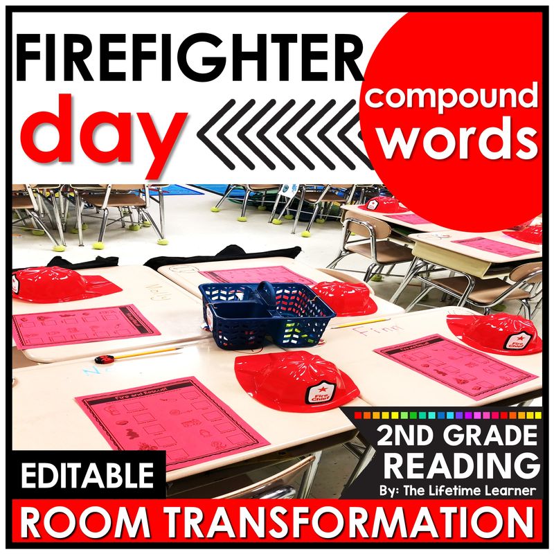 Compound Words 2nd Grade Firefighter Room Transformation - The Lifetime ...