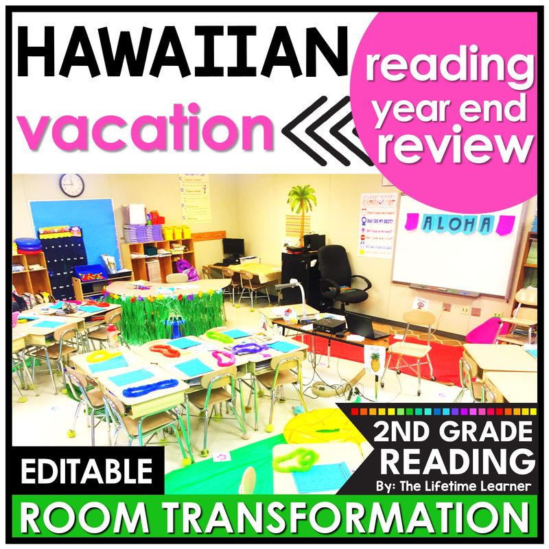End of Year Review 2nd Grade Beach Day Room Transformation - The ...