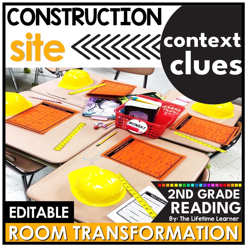 Context Clues 2nd Grade Construction Room Transformation - The Lifetime ...