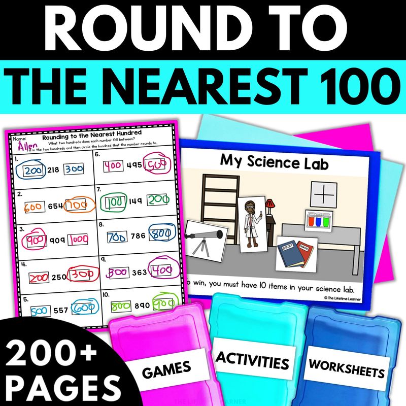 3rd Grade Rounding to the Nearest 100 Worksheets & Activities - The ...