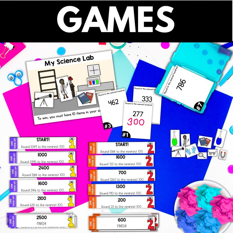 3rd Grade Rounding to the Nearest 100 Worksheets & Activities - The ...