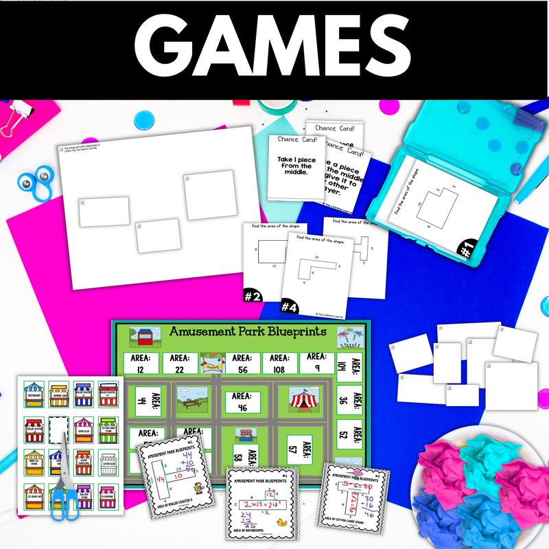 3rd Grade Rectilinear Area Worksheets & Activities - The Lifetime Learner