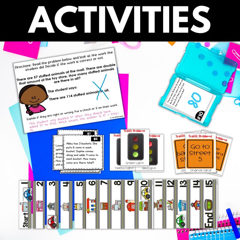 3rd Grade Multi Step Word Problems Worksheets & Activities - The ...