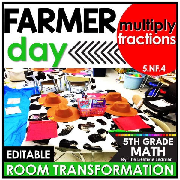 5th Grade Farmer Classroom Transformation Multiplying Fractions - The ...