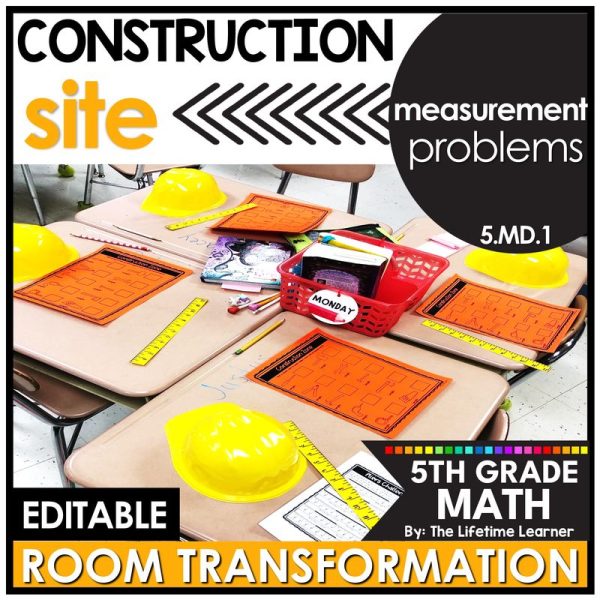 5th Grade Construction Classroom Transformation Measurement Conversions ...
