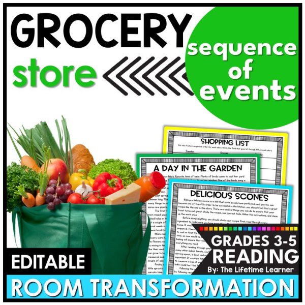 Grocery Store Classroom Transformation Sequence of Events Reading ...