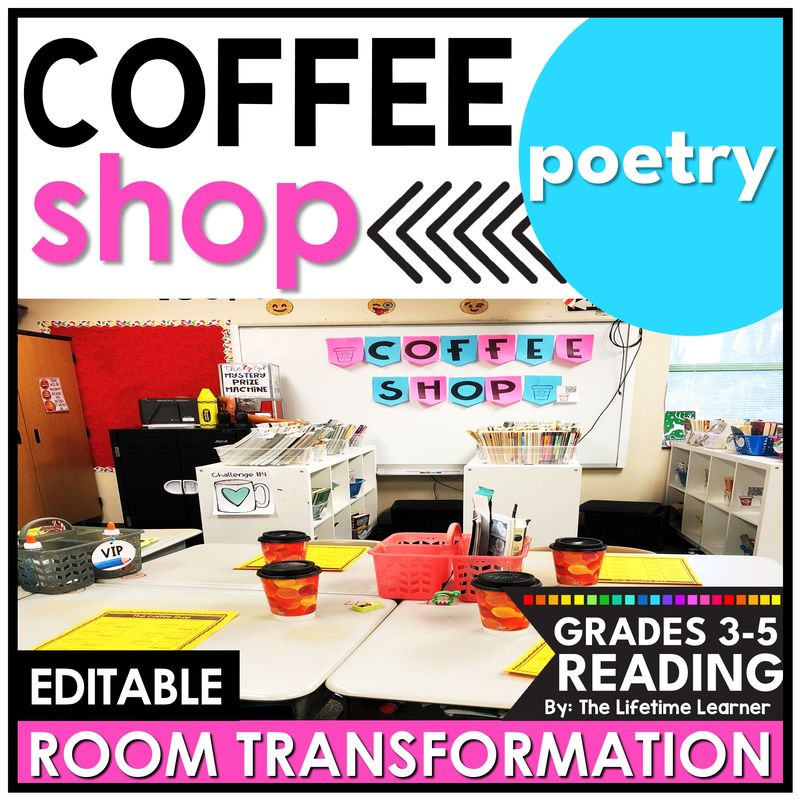 Coffee Shop Classroom Transformation Poetry Reading Passages - The ...