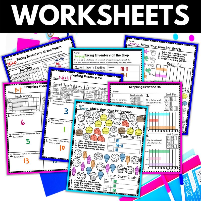 1st Grade Graphing Worksheets - The Lifetime Learner