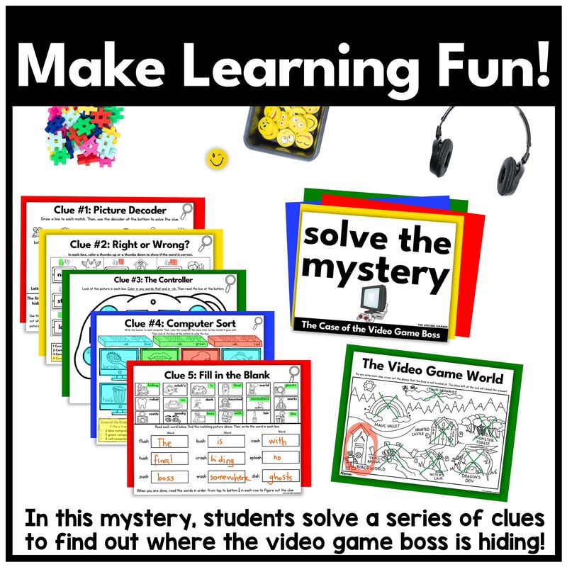 Video Game Math Mystery 3rd Grade | 2 Step Word Problems