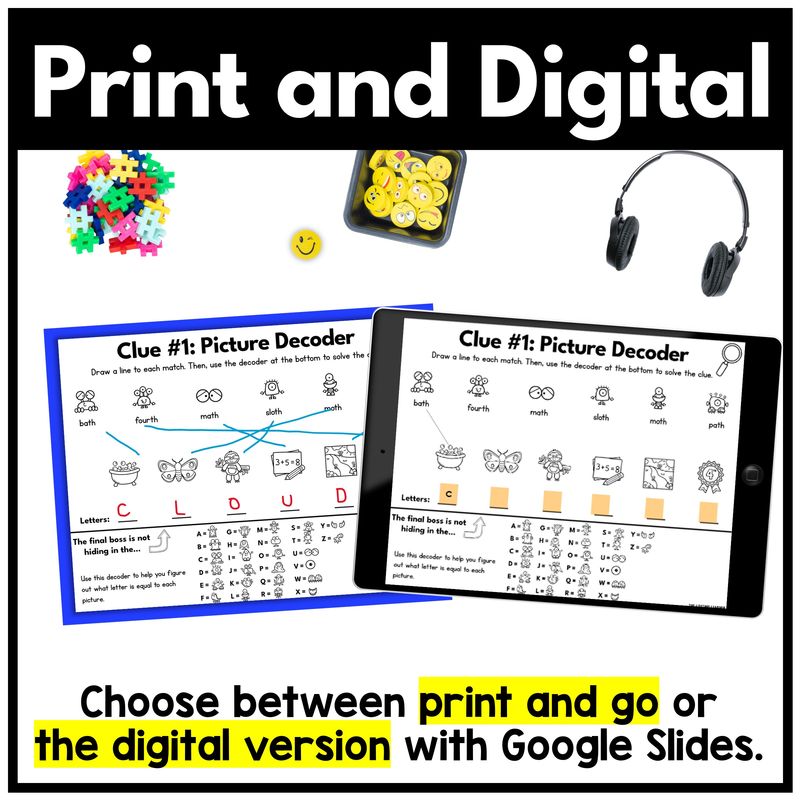 Video Game Math Mystery 3rd Grade | 2 Step Word Problems