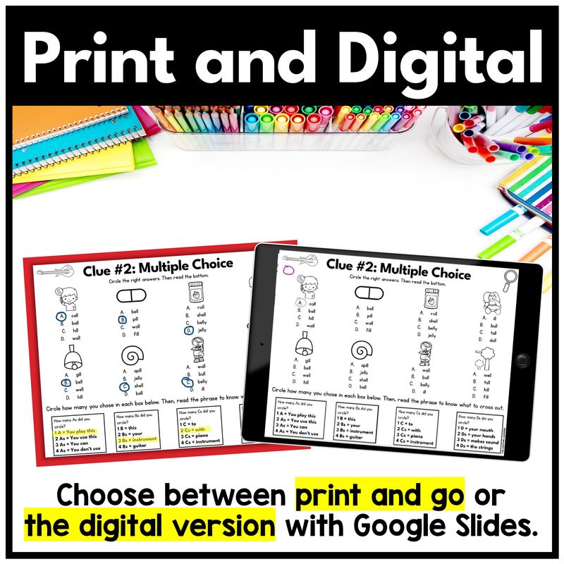 Rock Star Math Mystery Kindergarten | More or Less