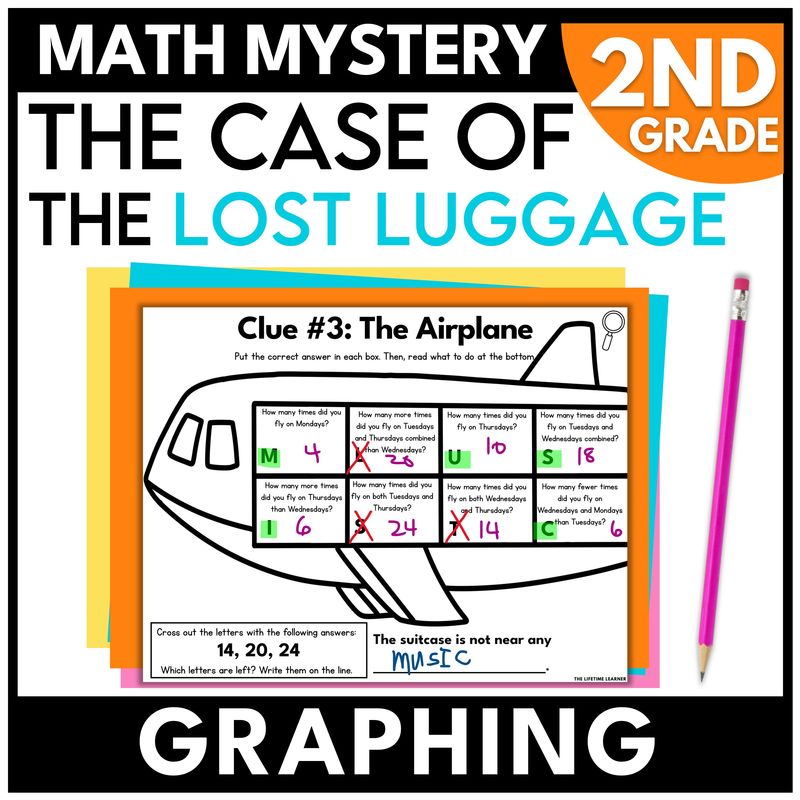 Pilot Math Mystery 2nd Grade | Graphing