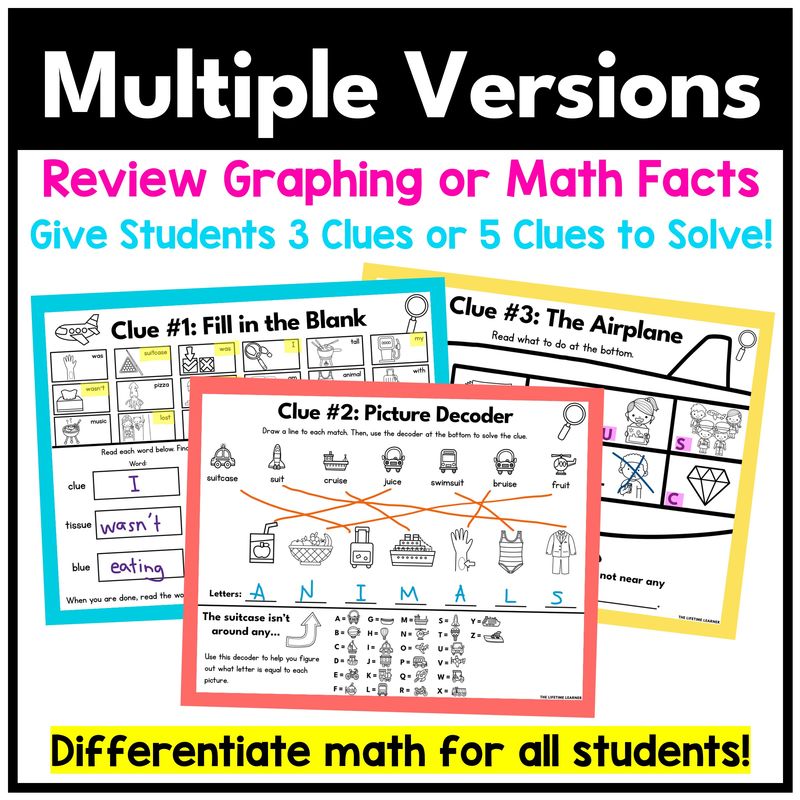 Pilot Math Mystery 2nd Grade | Graphing