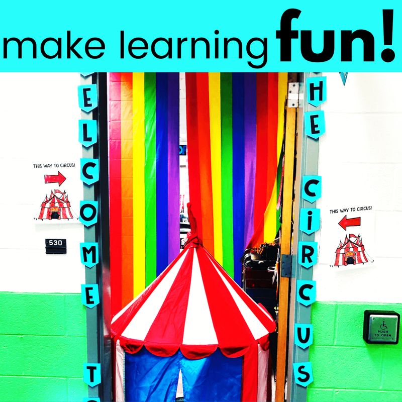 Kindergarten Medial Sounds Circus Room Transformation - The Lifetime ...