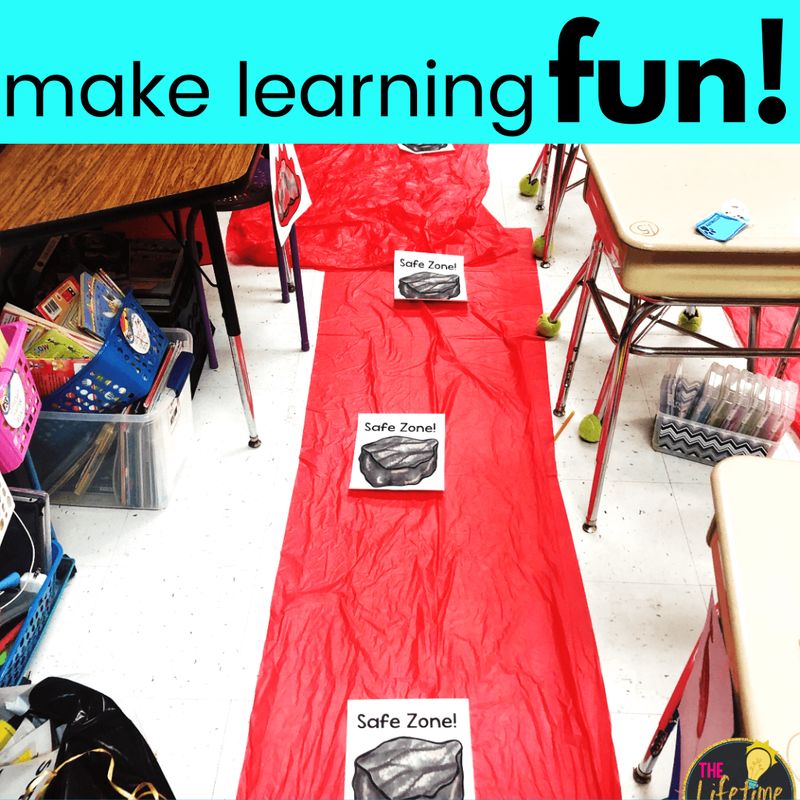 End of Year Review 2nd Grade The Floor is Lava Room Transformation ...