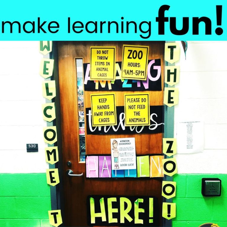 Zoo Classroom Transformation Character Traits Reading Passages - The ...