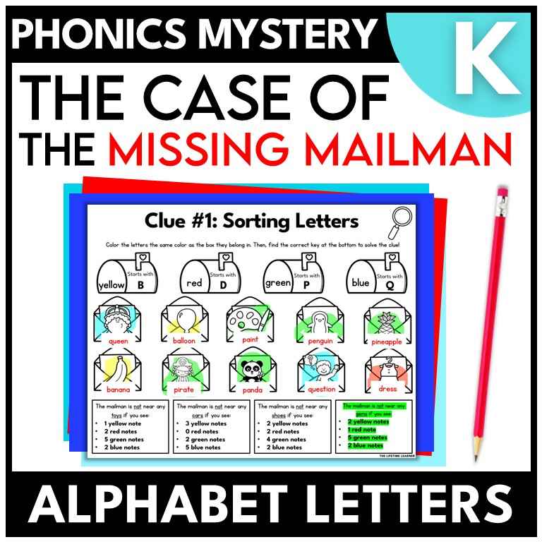 Mailman Phonics Mystery Kindergarten | Beginning Sounds