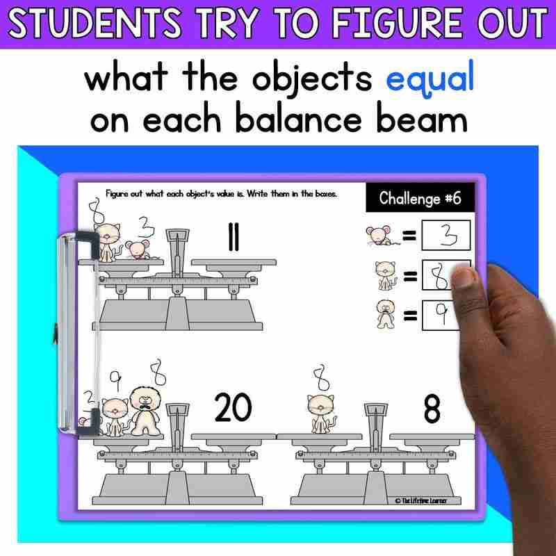 Winter Balance Beams Math Logic Puzzles