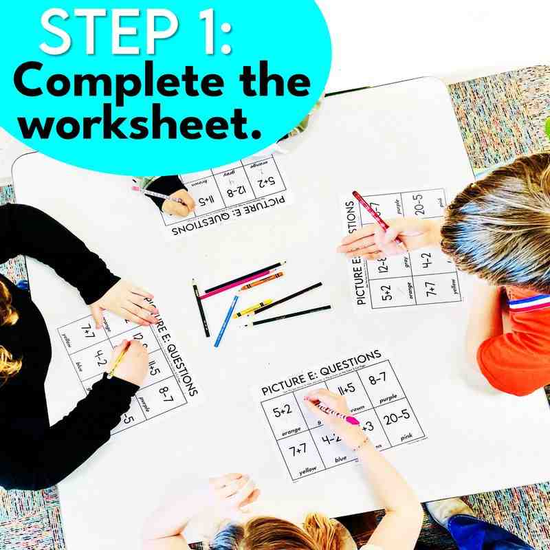 Art Math Coloring Activities | Collaborative Posters