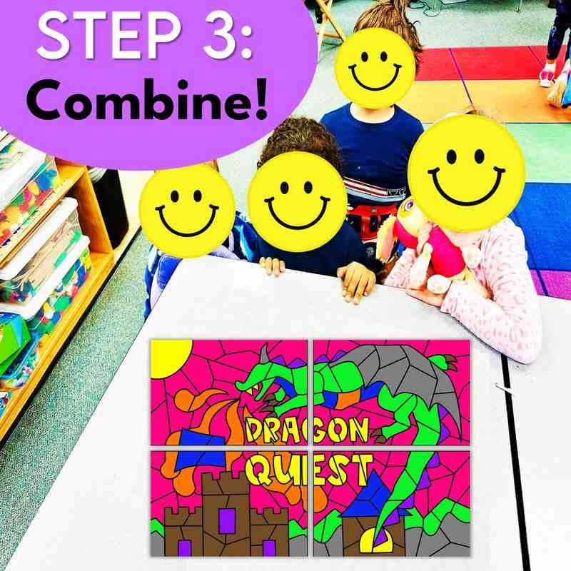 Magic Math Coloring Activities | Collaborative Posters