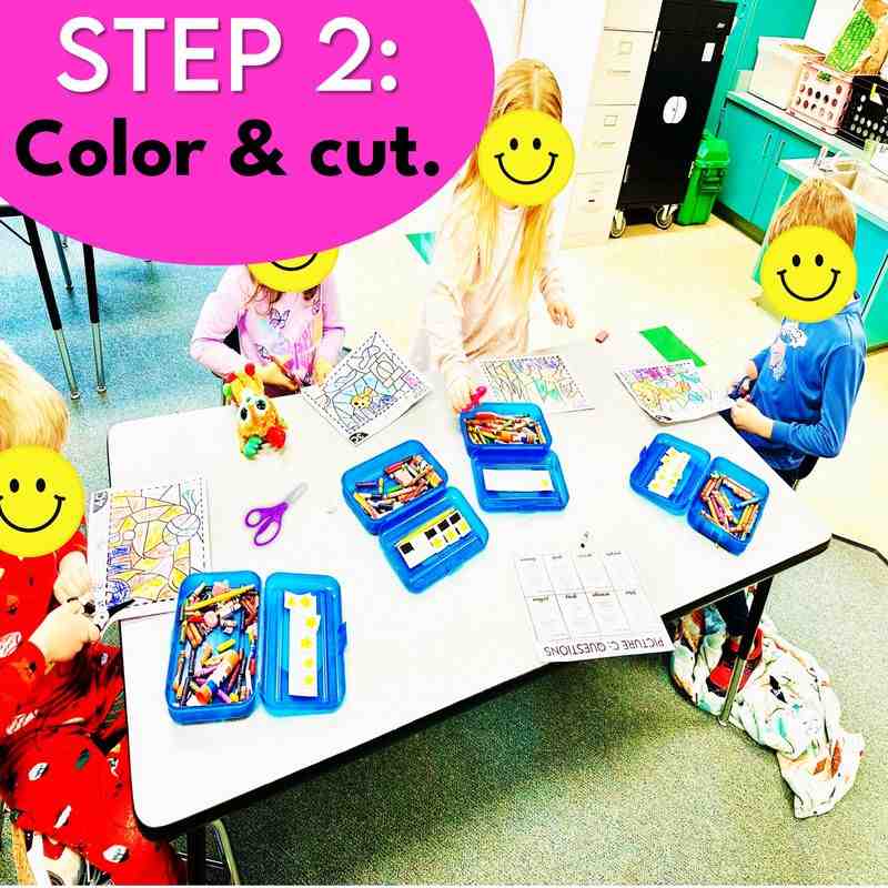 Sweets Math Coloring Activities | Collaborative Posters